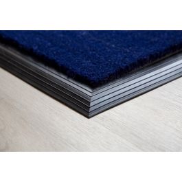Blue Entrance Coir Mat with Rubber Edging | Grimeford Mill