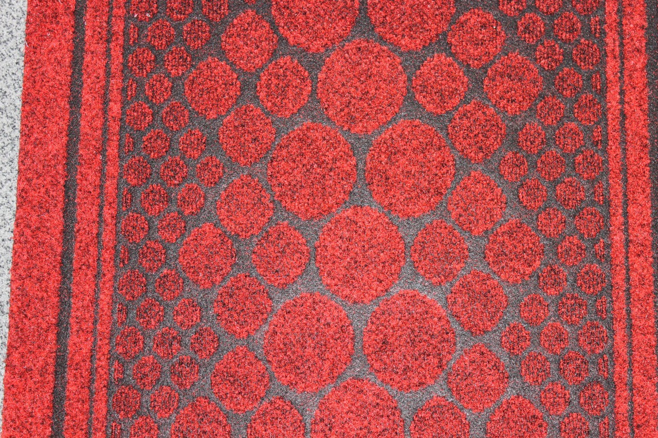 Buy Large Coir Entrance Matting, Table Protectors, Red Entrance Hallway ...